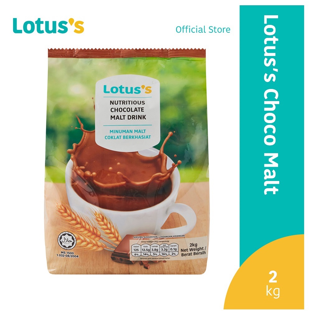 Lotus's Nutritious Chocolate Malt Drink (2kg) | Shopee Malaysia