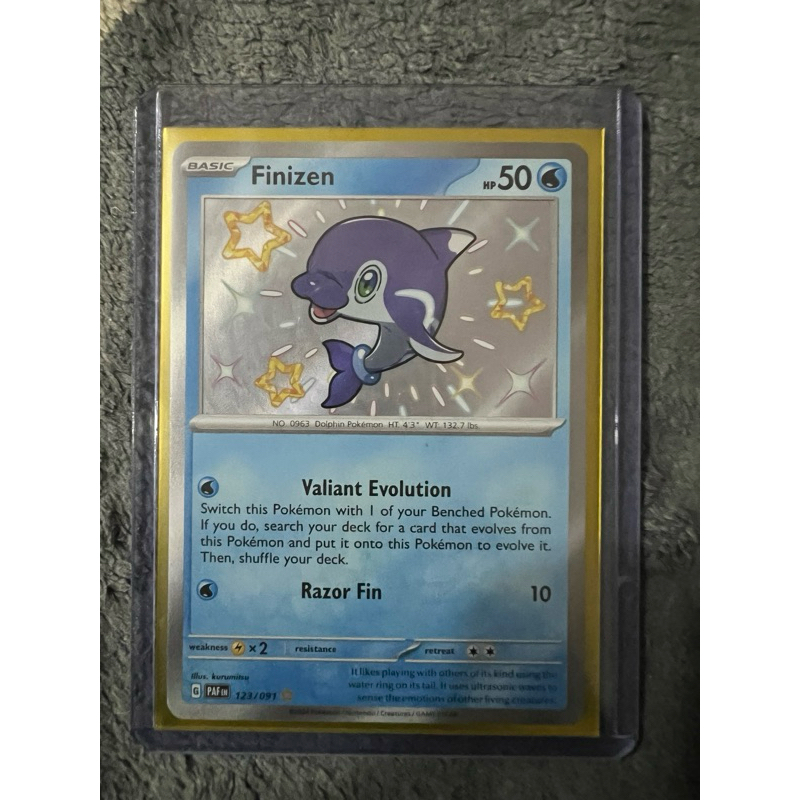 Finizen ⭐️ 123/091 paldean fates pokemon card | Shopee Malaysia