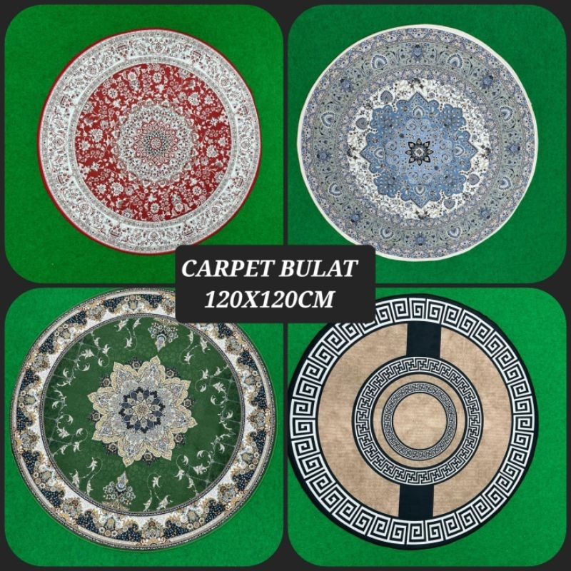 Karpet Bulat 3D Velvet/Round Carpet 120&160cm | Shopee Malaysia