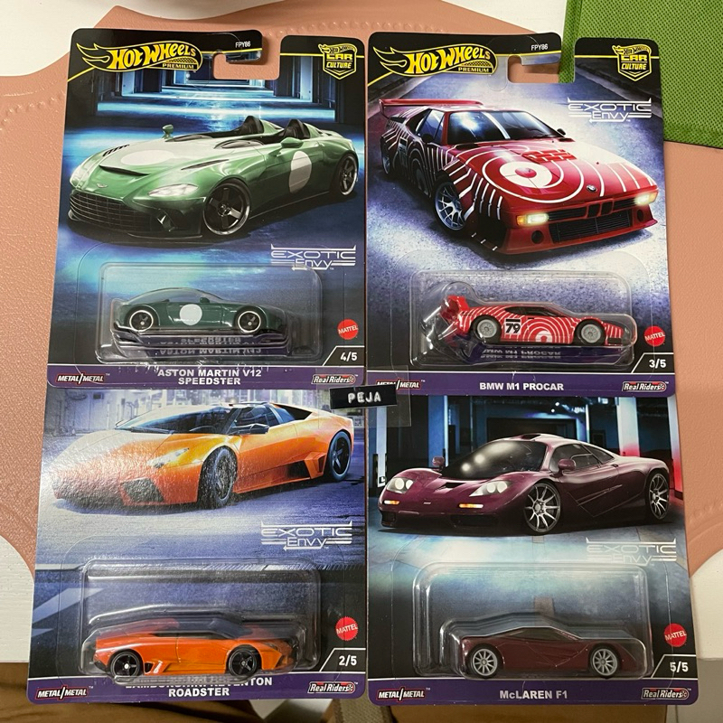 Hot Wheels Exotic Envy 2024 Exotic Car Culture Metal/Metal Real Riders ...
