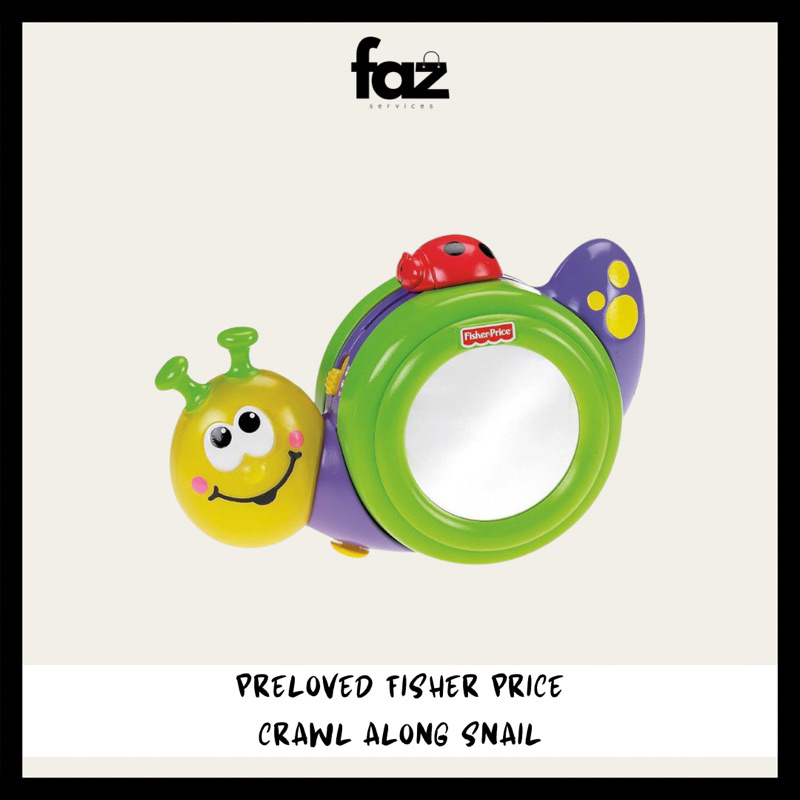 Preloved Fisher-Price Go Baby Go! 1-2-3 Crawl Along Snail | Shopee Malaysia