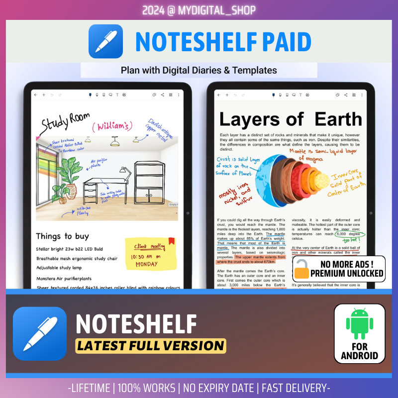 [Android] Noteshelf 2024 | Notes & Annotations | Full Version Unlocked ...