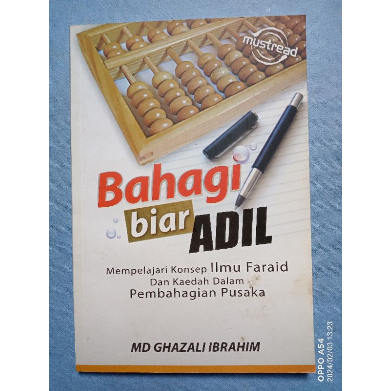preloved BAHAGI BIAR ADIL md ghazali ibrahim | Shopee Malaysia