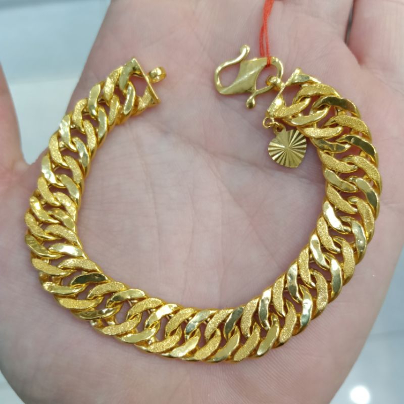 Gelang Tangan Lipan Emas 916 Gold Bracelet Lipan🌈 | Shopee Malaysia