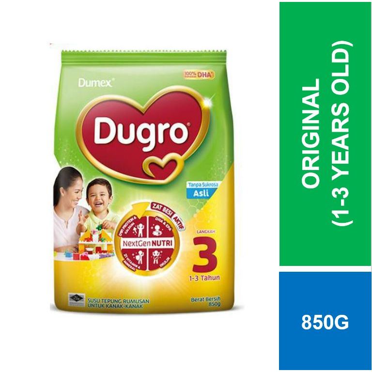 Dumex Dugro Step 3 Original/Asli Growing Up Milk Formula 1-3 years ...