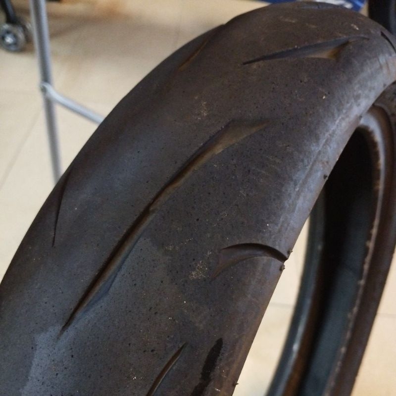 Tayar murah terpakai Deli Slash size 110/70-17 soft compound | Shopee ...