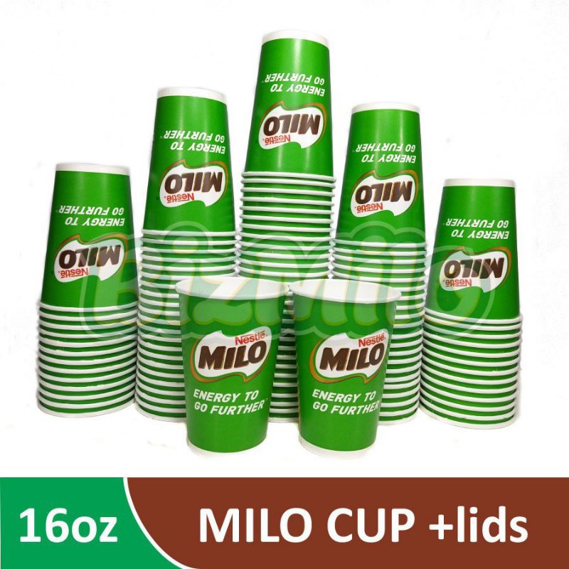 MILO Cup+lids 16oz 200pcs (Clearance Stock) | Shopee Malaysia