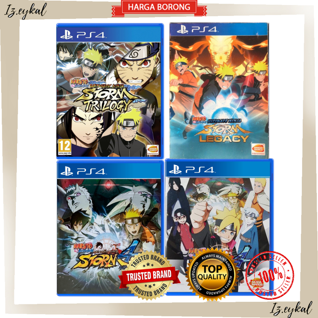 [PHYSICAL DISC] CHEAPEST PS4 Naruto Shippuden : Storm Trilogy / Storm ...