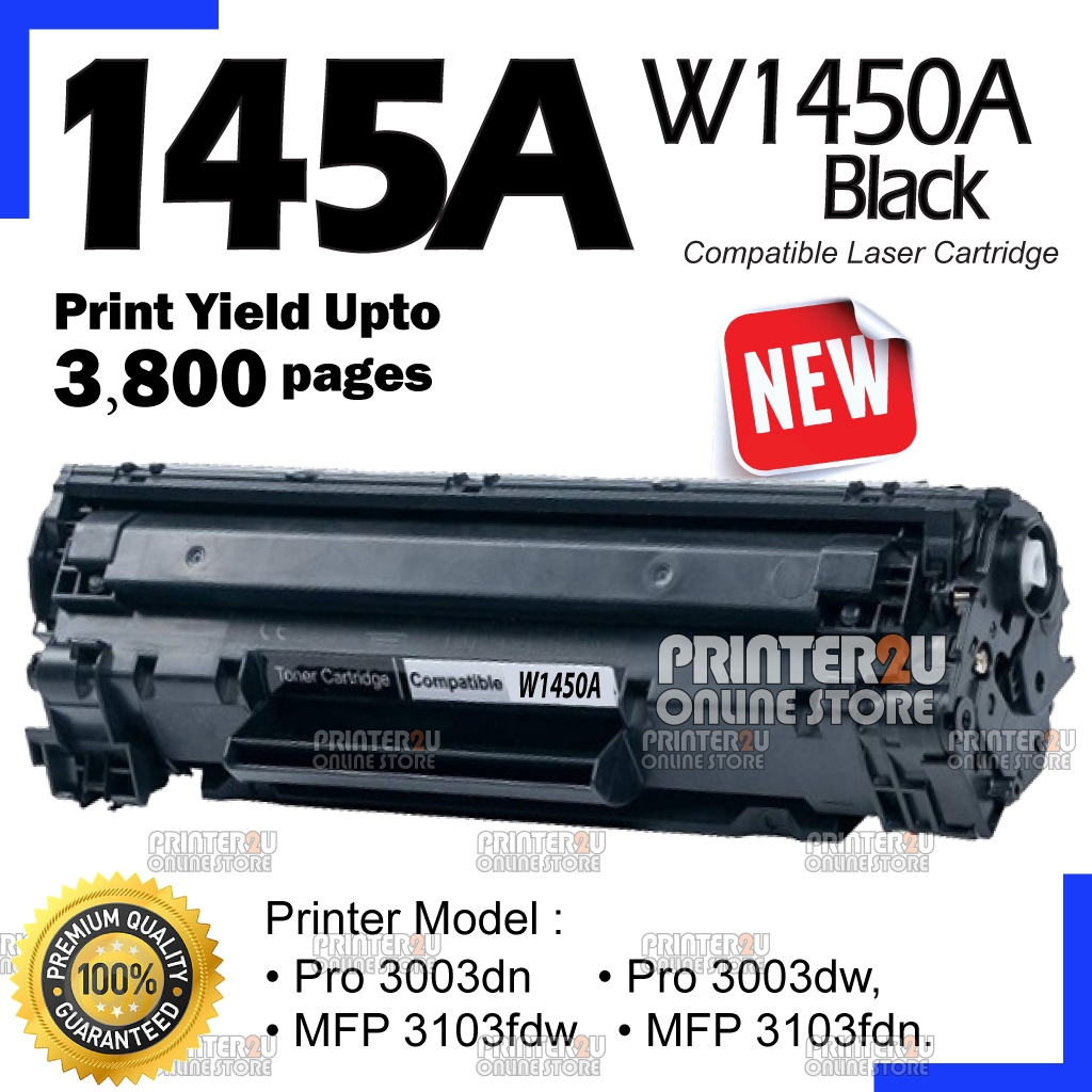 💥HP145A Compatible to HP 145A W1450A HP145 For HP 3003 3103 Pro 3003dn ...