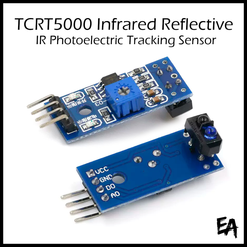 TCRT5000 Infrared Reflective IR Photoelectric Tracking Sensor | Shopee ...