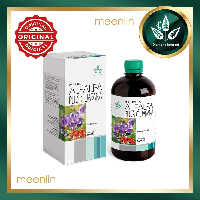 D.I. Liquid Alfalfa Plus Guarana 500ml (Chlorophyll) NEW STOCK EXP 9/ ...