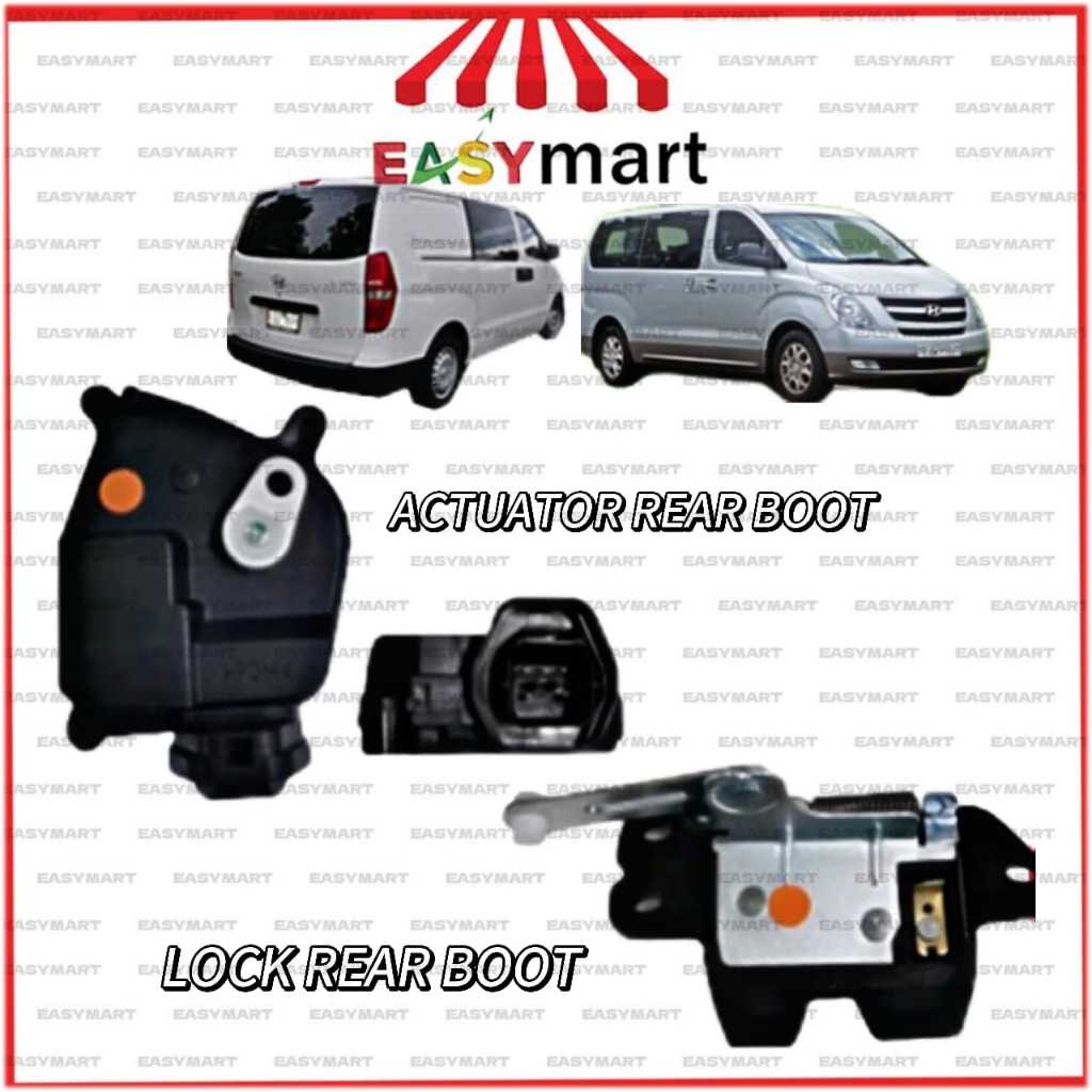 Hyundai Grand H1 Starex Rear Bonnet Lock Boot Lock Bonnet Back Door ...