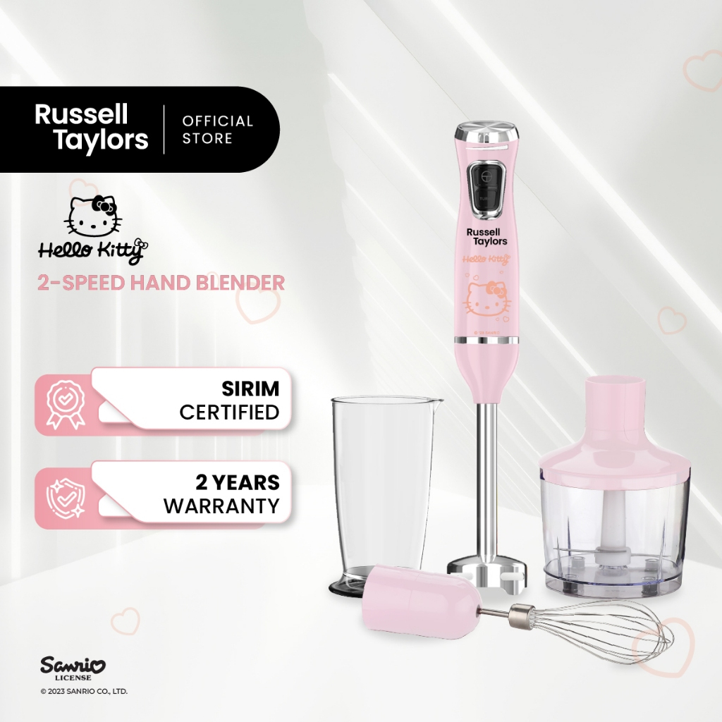 Russell Taylors x Sanrio Hello Kitty Hand Blender Food Processor (600W ...
