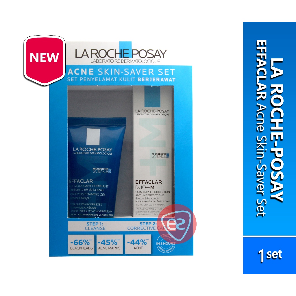LA ROCHE-POSAY ACNE SKIN-SAVER SET (EFFACLAR PURIFYING FOAMING GEL 50ML ...