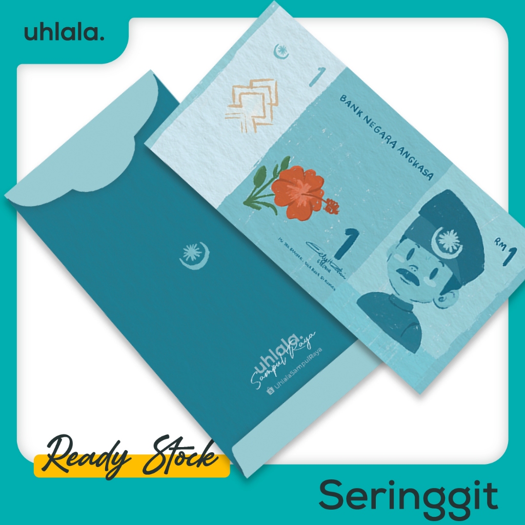Uhlala Duit Seringgit 5pcs Money Packet / Sampul Duit Raya | Shopee ...