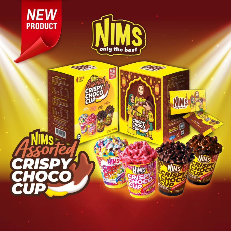 NIMS Chocolate Tub Chocotub Choco Jar Viral Sedap Nims Combo Raya Mini ...