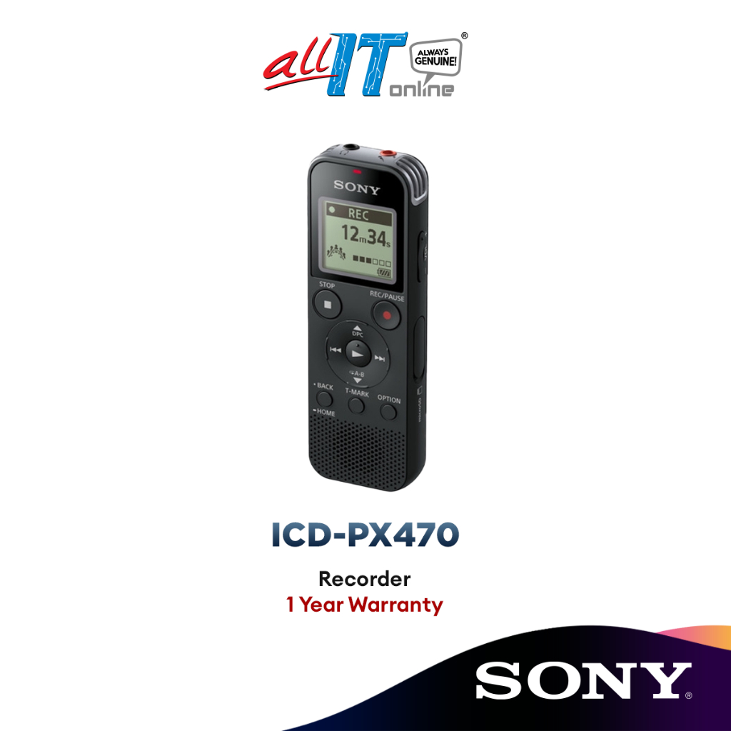 Sony ICD-PX470 4GB Recorder | Shopee Malaysia