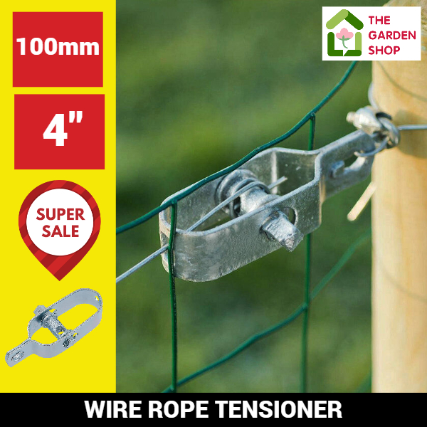 WIRE ROPE TENSIONER / PAGAR WIRE TEMPORARY / FENCE CLOSED TIGHTENER ...
