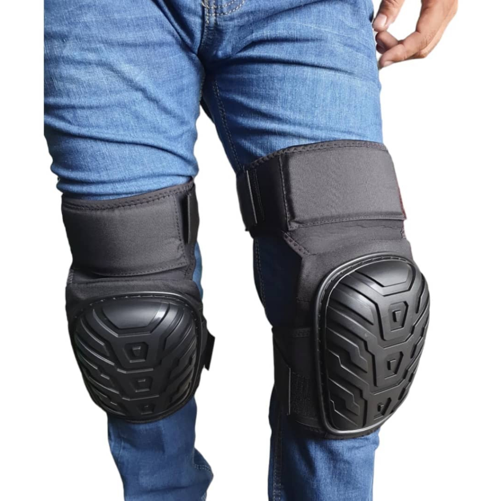 Knee Protector TPE Knee Pads, Tool Working Supplies Soft Black Kneeling ...