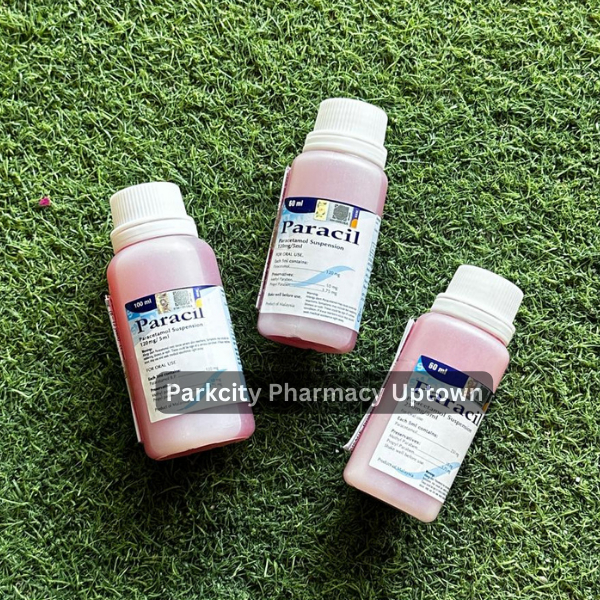 SM Paracil Suspension Paracetamol 60ml / 100ml 250mg or 120mg | Shopee ...