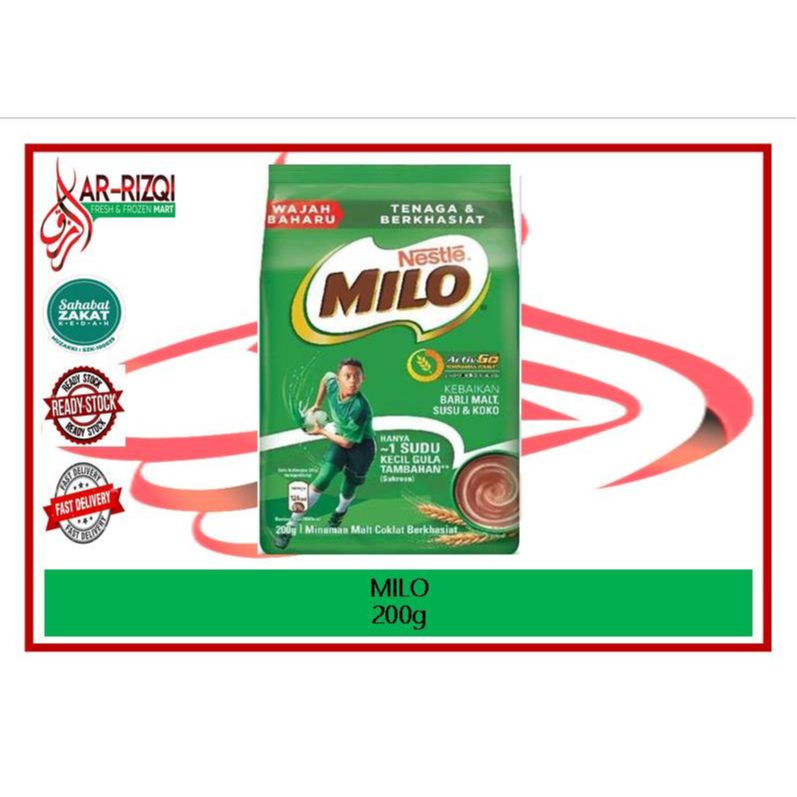 Nestle Milo Pack 200g | Shopee Malaysia