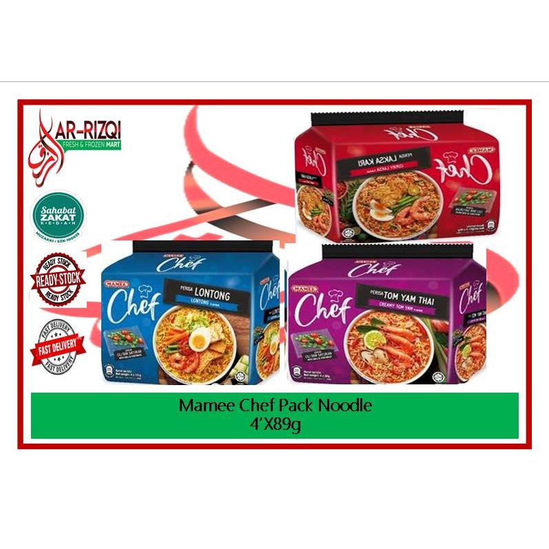 Mamee Chef Pack Instant Noodle 4 packs | Shopee Malaysia
