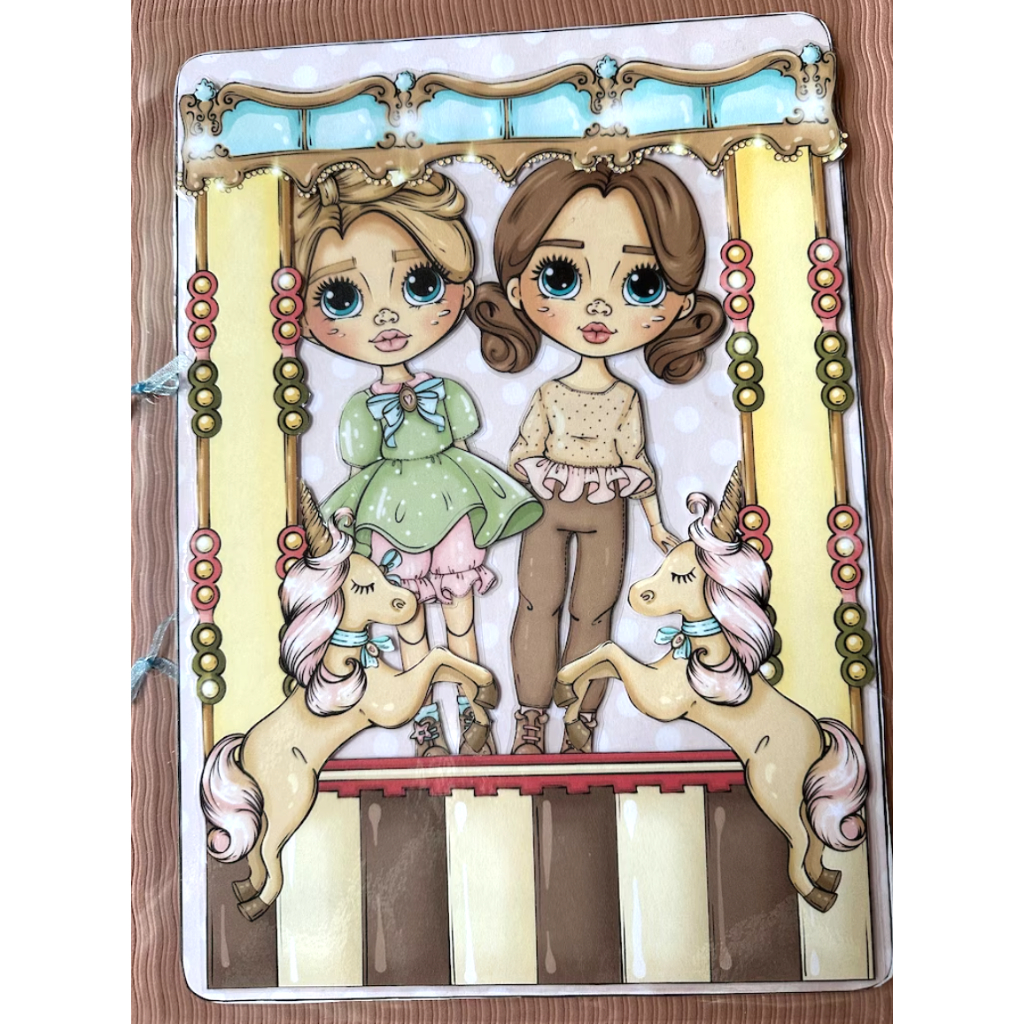 PDF] Carousel Girl BlythePrintable Preschool Kids Activity Montessori ...