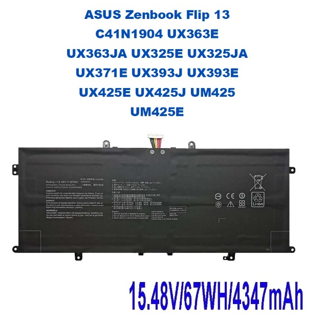 ASUS Zenbook Flip 13 C41N1904 UX363E UX363JA UX325E UX325JA UX371E ...