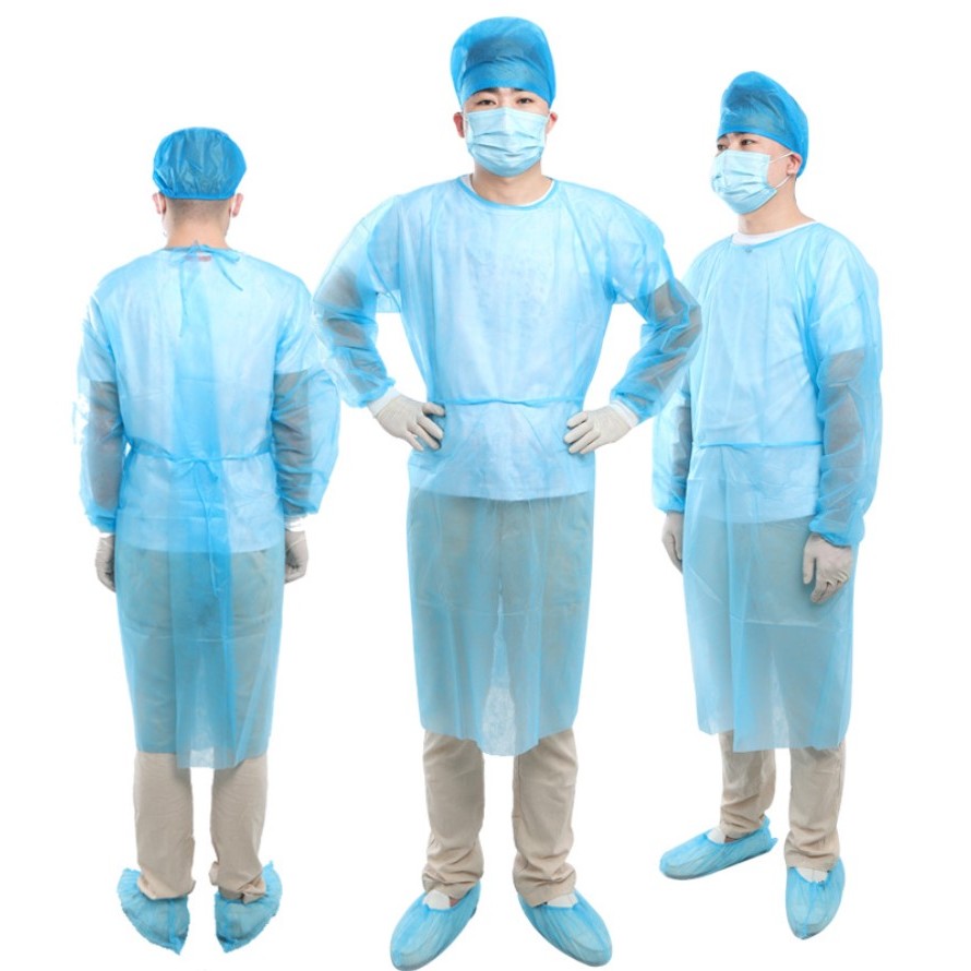 KKM Approved PPE Isolation Gown 防护服 Waterproof & Breathable Baju PPE ...
