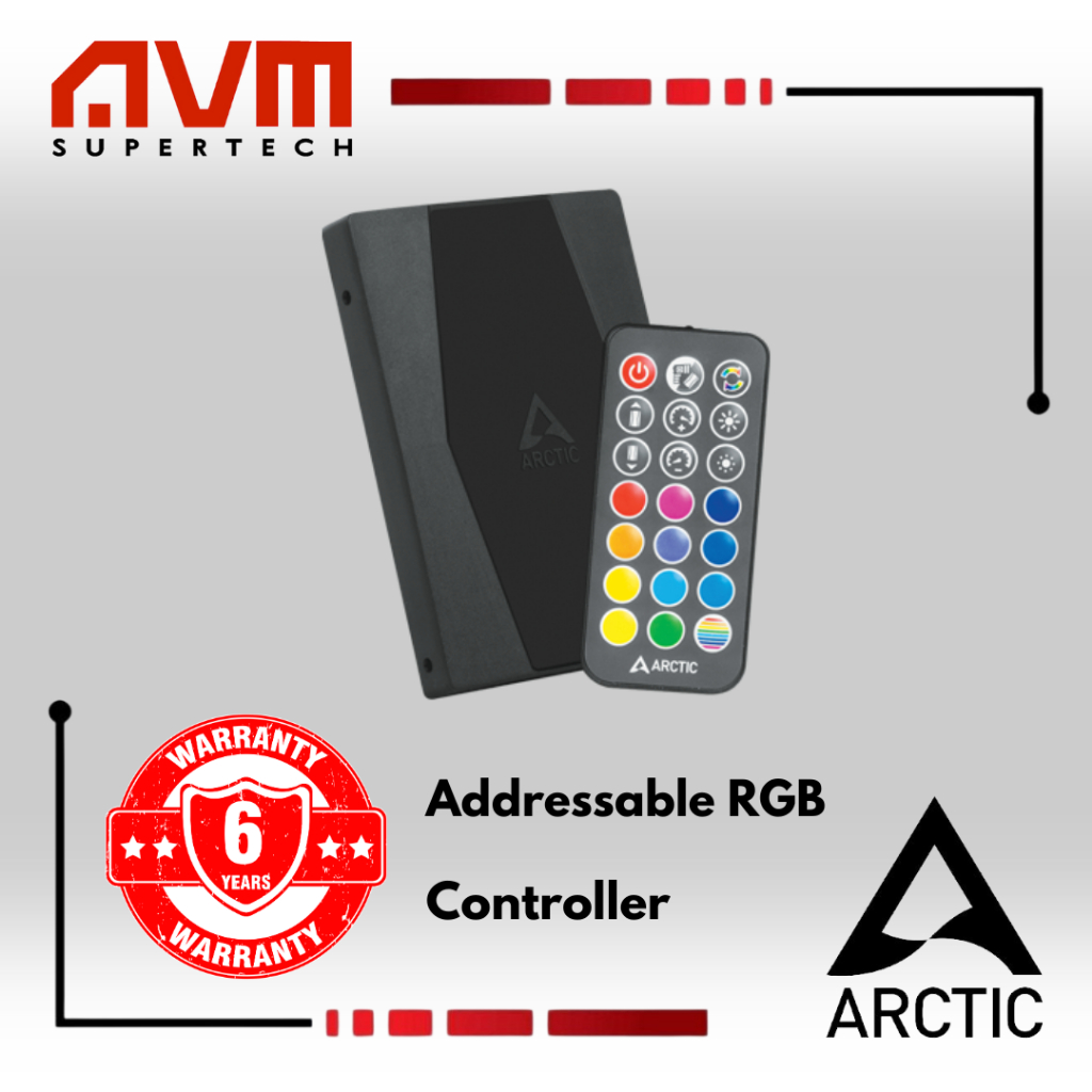AVM ARCTIC Addressable RGB Controller with RF remote control | Shopee ...