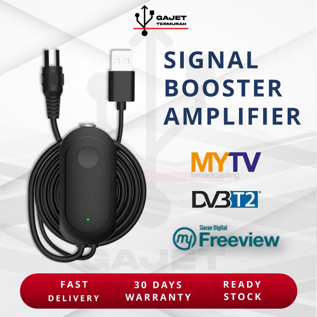 Signal Booster Amplifie for any Digital Antenna Outdoor Indoor Stick ...