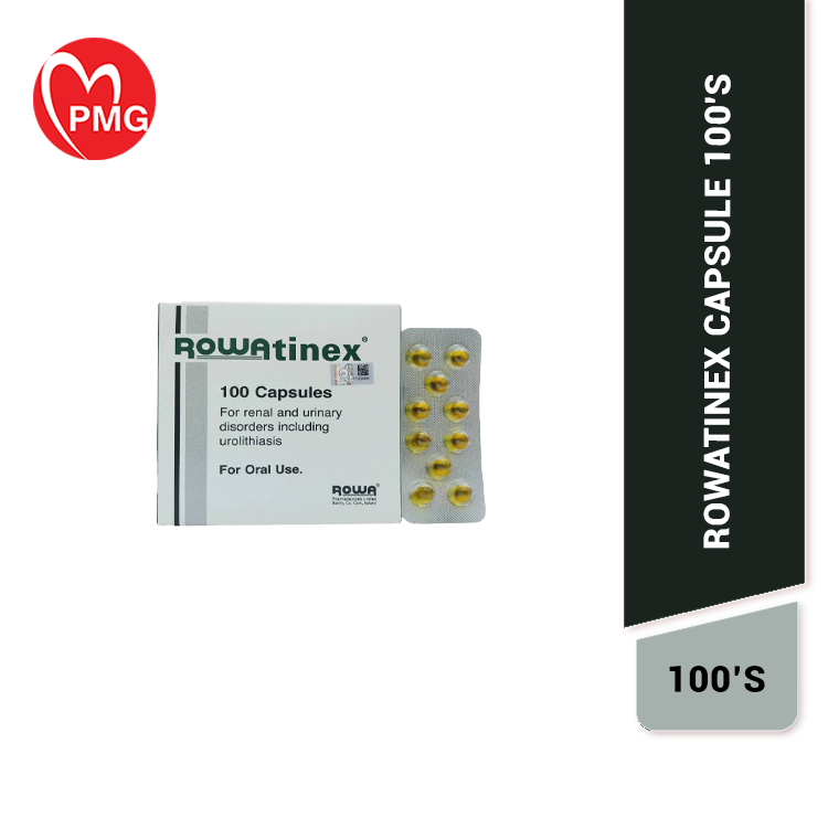 [PMG PHARMACY] Rowatinex 100's Capsules - remove kidney stones | Shopee ...
