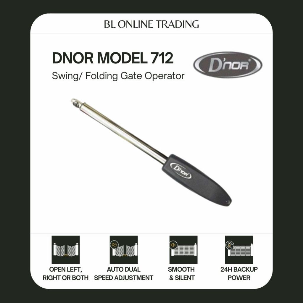 DNOR 712 Heavy Duty Swing and Folding Autogate Arm Set | Shopee Malaysia