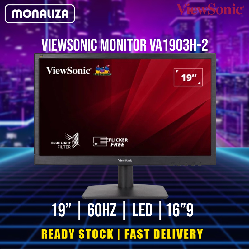 Viewsonic Monitor VA1903H-2 19” Inch LED 60HZ | Shopee Malaysia