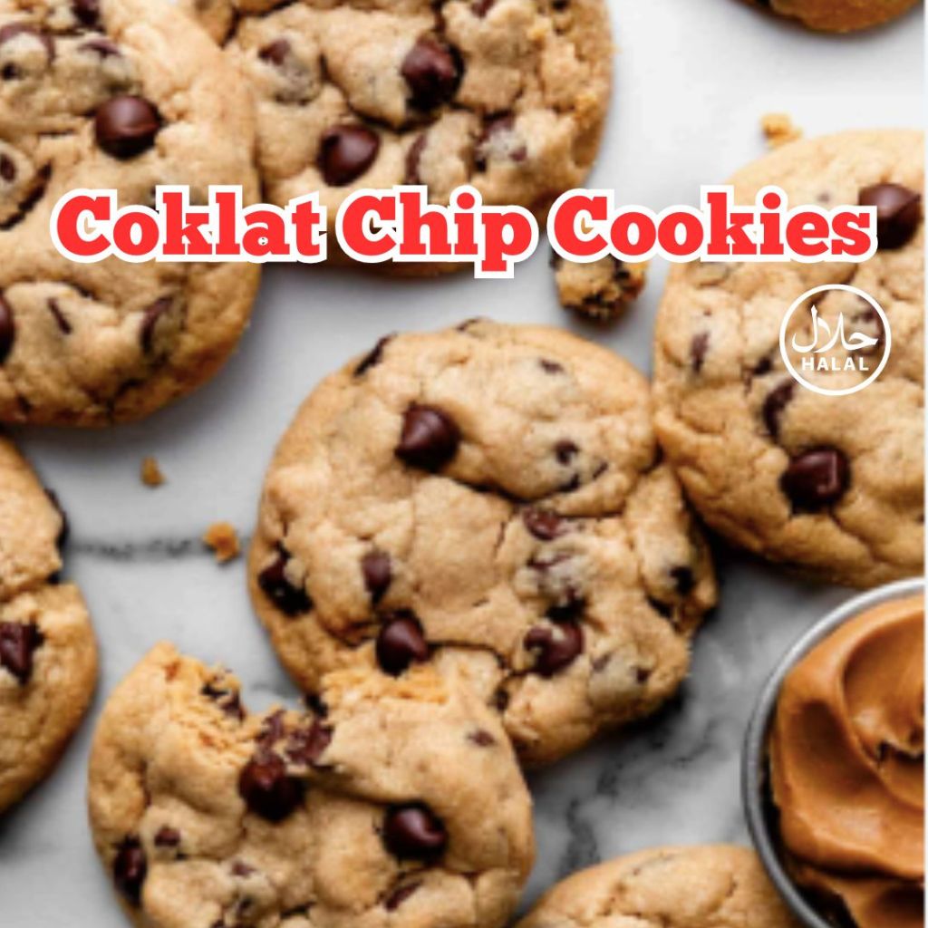 Choklat Chip Cookies I Biskut Coklat Chip I Cookies Raya i Biskut Raya ...