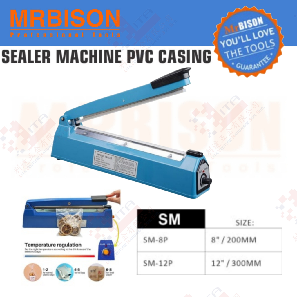 MRBISON BRAND SEALER MACHINE PVC CASING SN8P SM12P | Shopee Malaysia