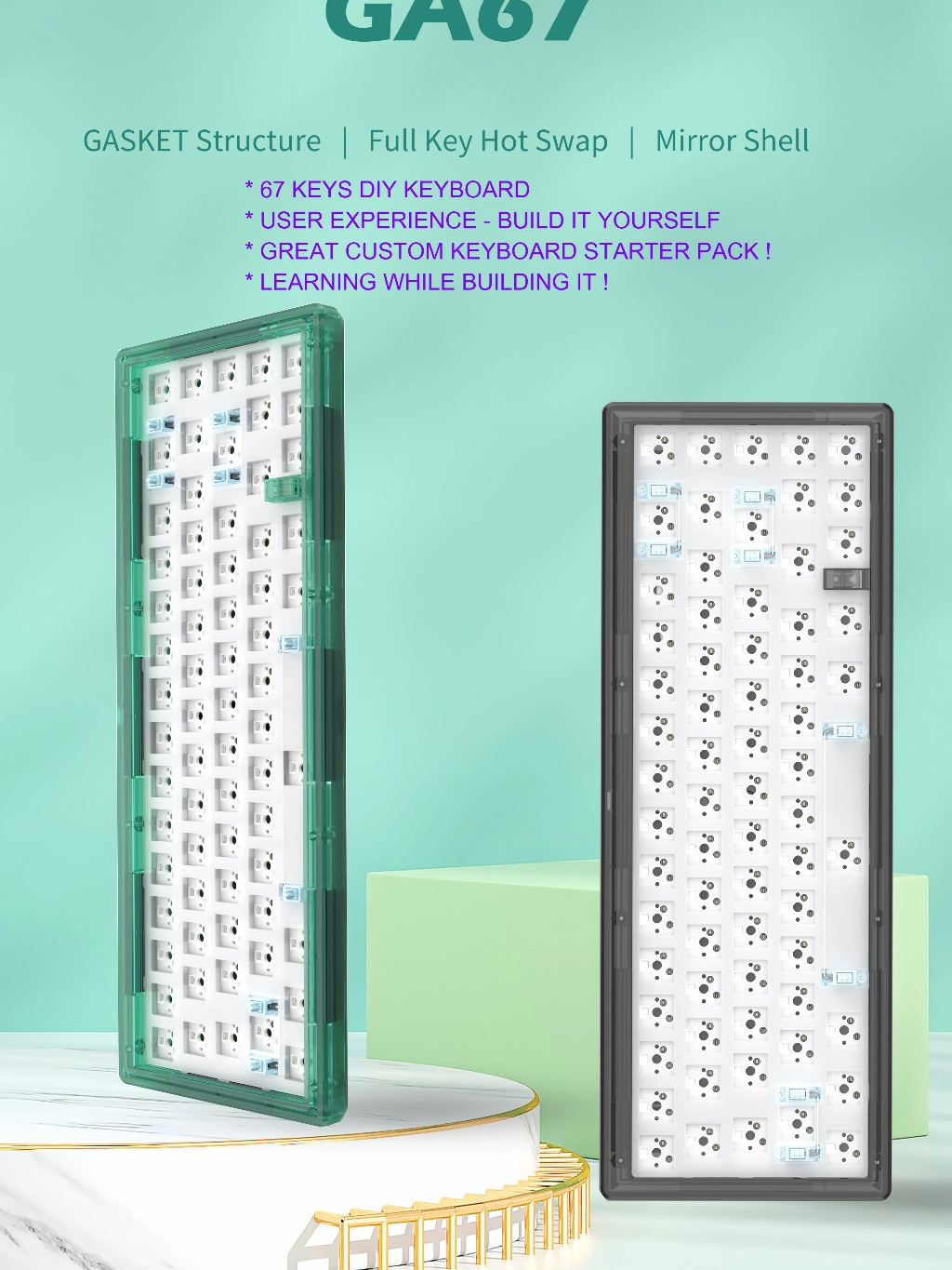 GAS67 Barebone Kit Keyboard | Shopee Malaysia