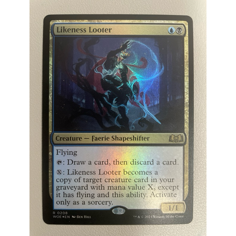 MTG:Wilds Of Eldraine (WOE) R0208 - Likeness Looter (Foil) | Shopee Malaysia