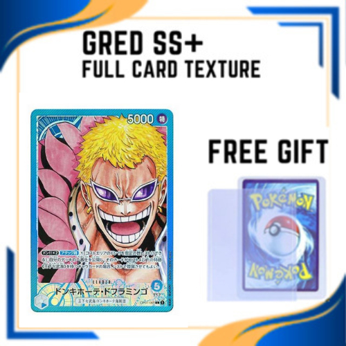 Donquixote Doflamingo OP01-060 Gred SS+ Leader • Blue • 5 Life One ...