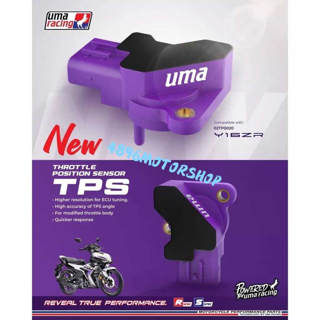 UMA RACING YAMAHA Y16 Y16ZR LC135 V8 FI NVX TPS SENSOR (3 IN 1)THROTTLE ...