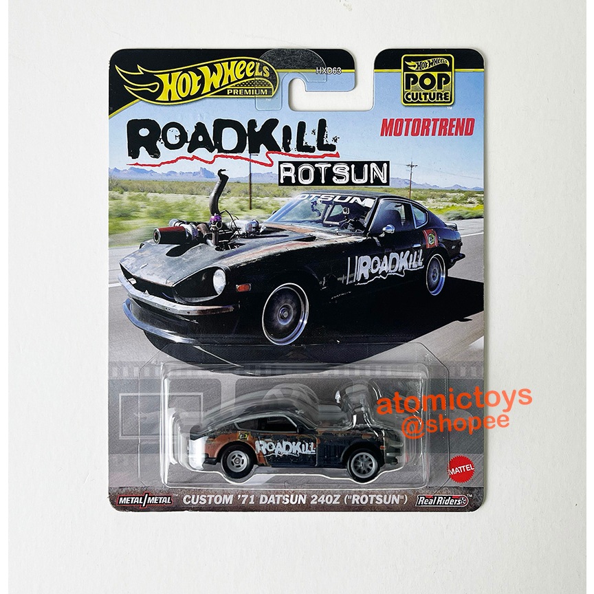Hot Wheels Custom '71 Datsun 240Z ROTSUN Roadkill Car Culture 2024 ...