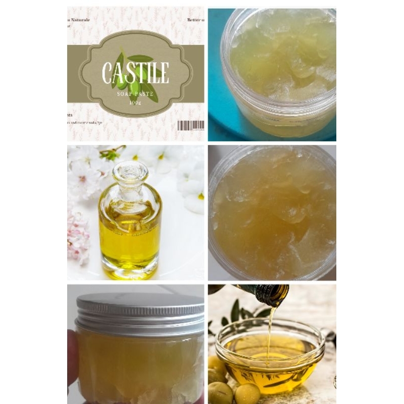 Soap paste castile/100% olive oil/for liquid soap making and shampoo ...
