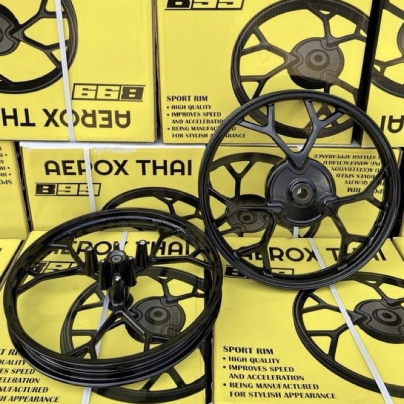 🔥 AEROX THAI CNC RIM 100% ORIGINAL NVX-155 V1/V2 SPORT RIM 1.60/1.60-17 ...