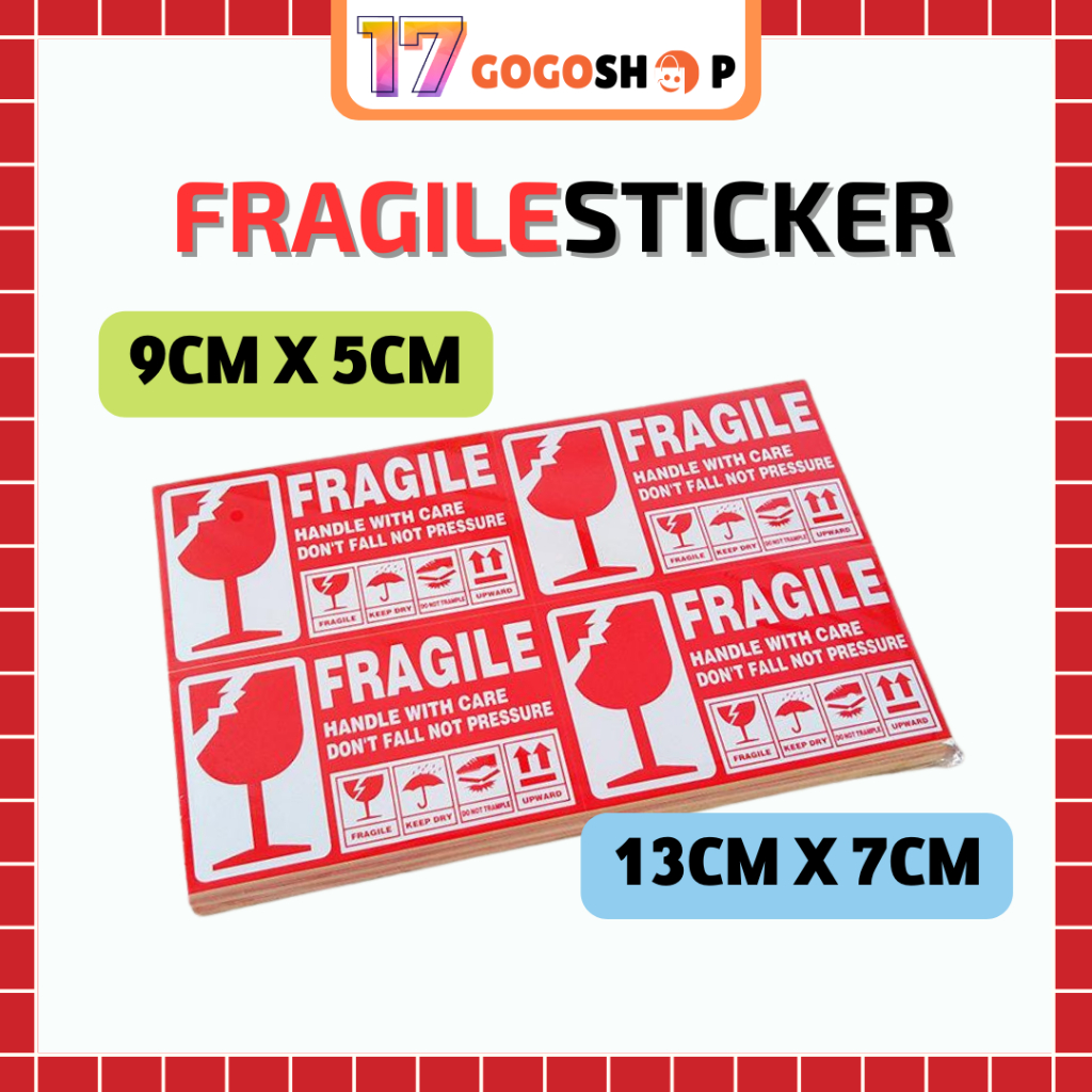 Fragile Sticker Sticker Label Fragile Tape Courier Bag Parcel Bag ...