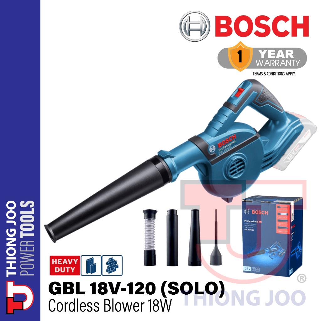 BOSCH GBL 18V-120 CORDLESS BLOWER SOLO | Shopee Malaysia