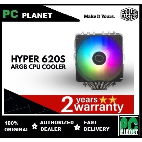 COOLER MASTER HYPER 620S ARGB CPU AIR COOLER - RR-D6NA-17PA-R1 | Shopee Malaysia