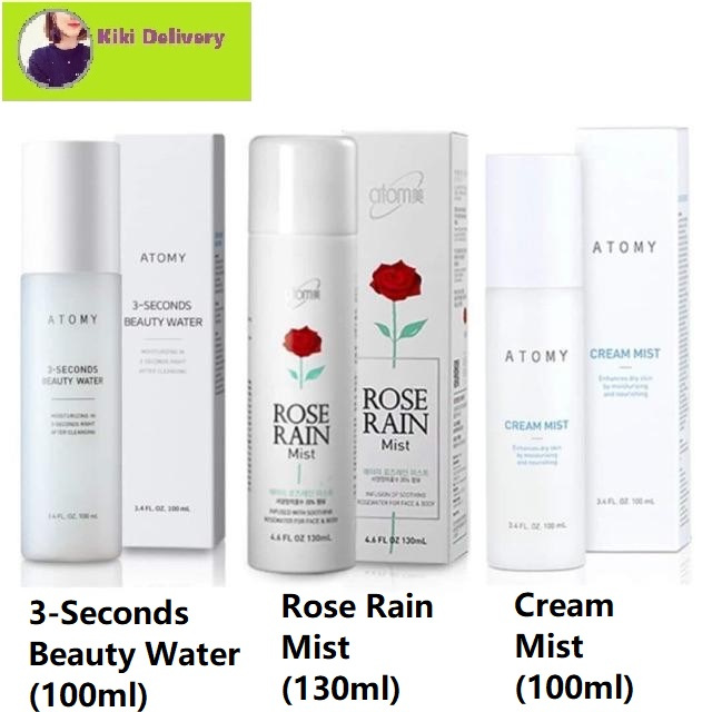Atomy Cream Mist (100ml) / 3-Seconds Beauty Water (100ml) / Rose Rain ...