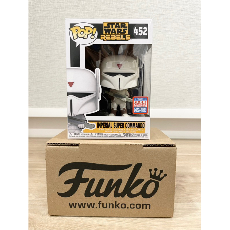[Authentic] Funko Pop! 452 IMPERIAL SUPER COMMANDO Star Wars Rebels ...