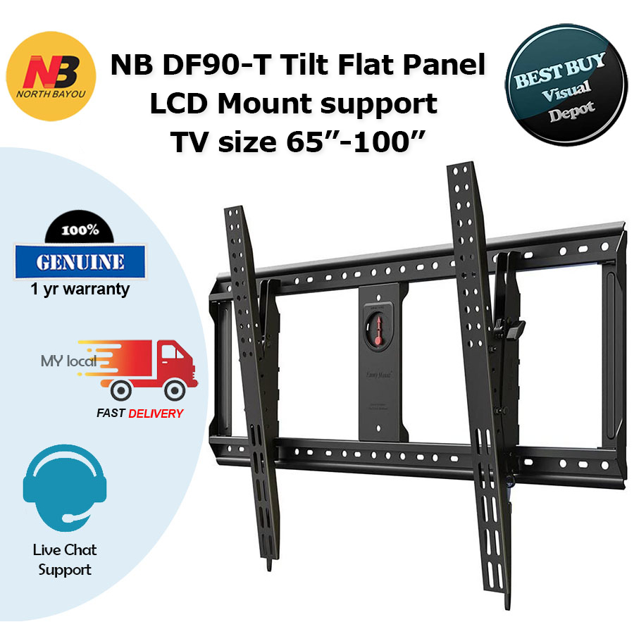NB DF90-T Large LCD TV Bracket Tilt for 65" - 100" | Shopee Malaysia
