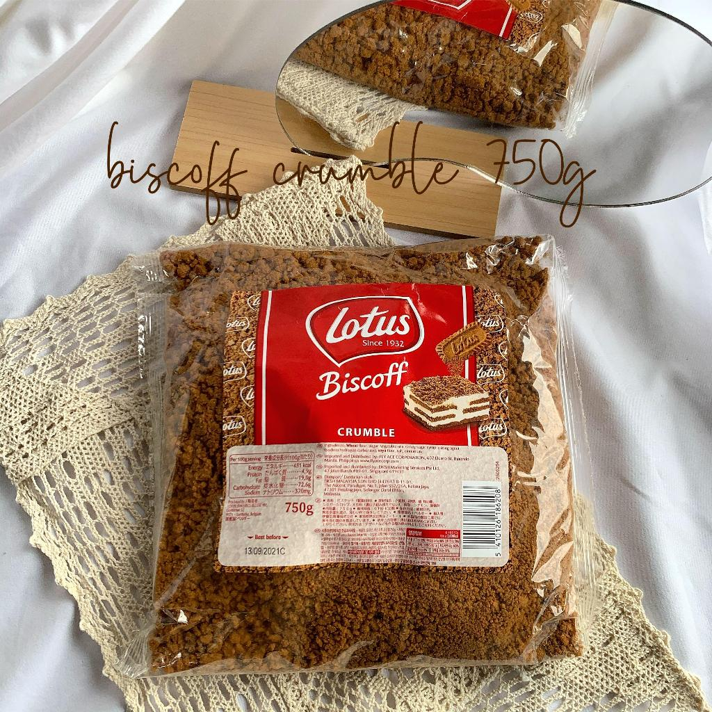 Lotus Biscoff Crumble, Biscuit Crumbs 750g / 500g(recpack) | Shopee ...